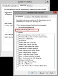 Disabling Windows "Visual Effects" To Boost Performance