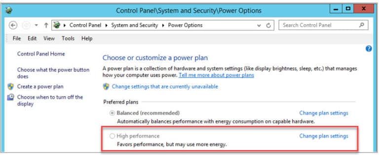 Optimal Windows Power Plan For SQL Server