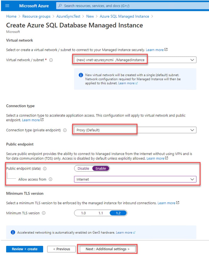 Azure SQL Managed Instance Replication to On-Prem SQL Server