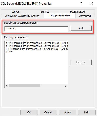 What Are SQL Server Startup Parameters and How to Add Trace Flags