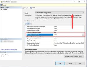 SQL Server Remote Dedicated Admin Connection (DAC)