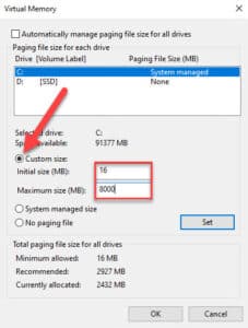 [Best Practices] Optimal SQL Server Page File Settings